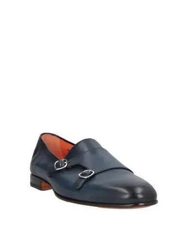 Santoni Loafers In Leather