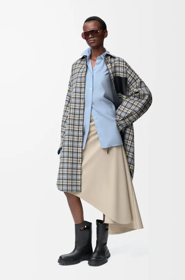 Loewe Shirt In Wool And Silk