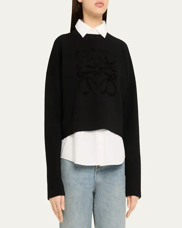 Loewe Anagram Wool-blend Sweater