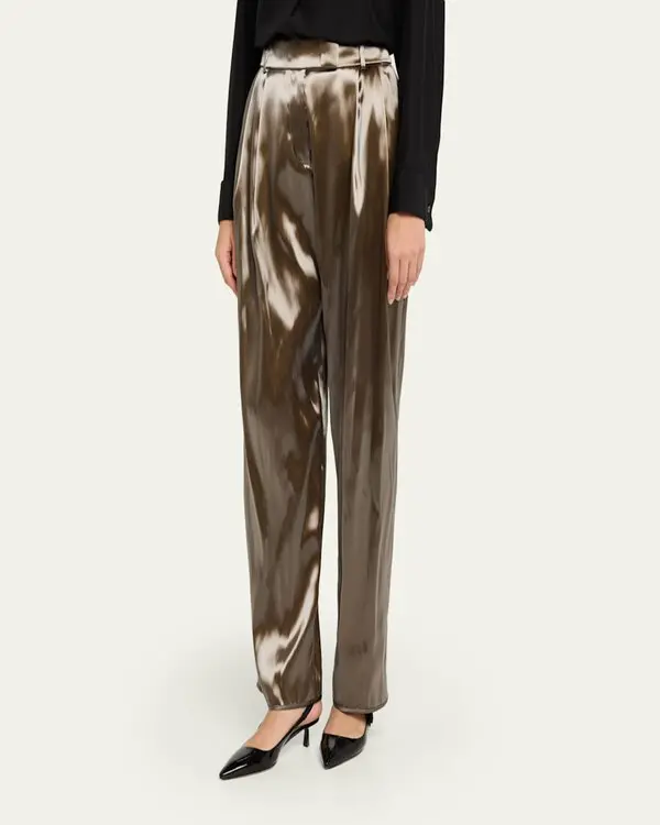 Giorgio Armani Liquid Silk Trousers