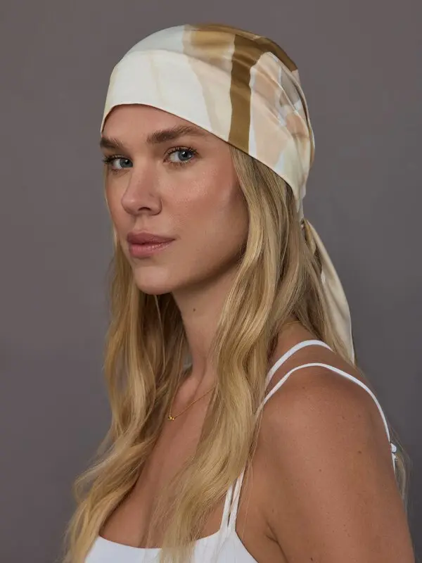 Eugenia Kim Gigi Headscarf - Ivory/beige
