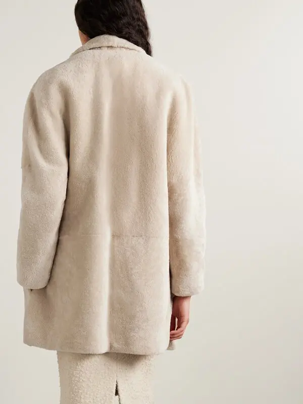 THE ROW Alarise Shearling Coat