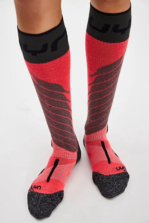 Uyn Merino Ski Knee-high Socks - Pink/black