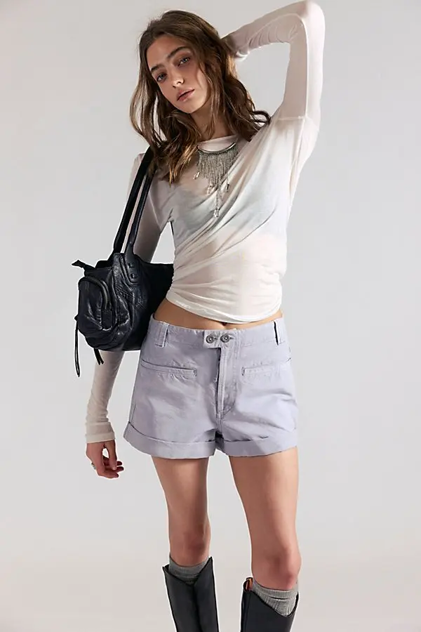 Free People Sakura Chino Shorts