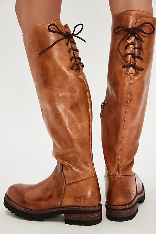 Bed Stu Scope Tall Boots - Tan