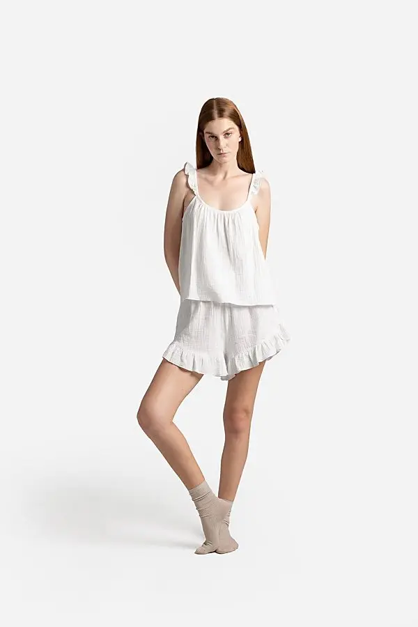 Free People Cami And Short Set - Off White