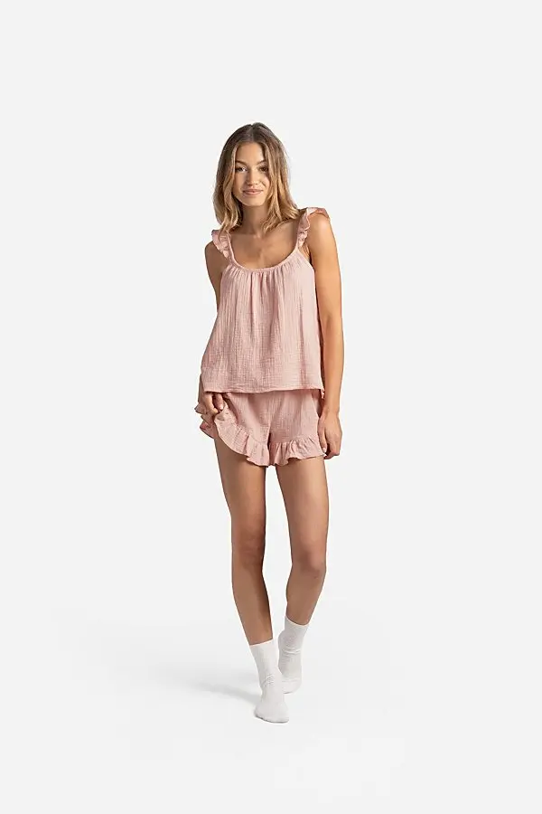 Free People Sunday Citizen Cami & Short Set Cotton Breeze