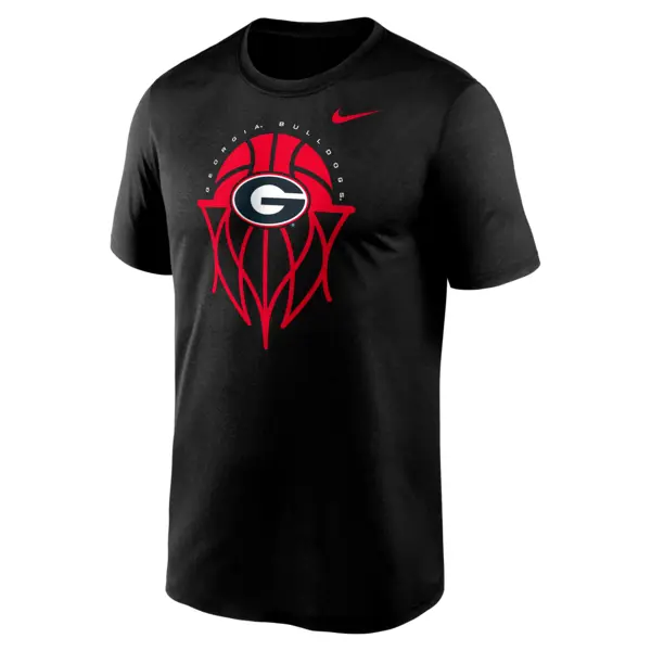 Nike Georgia Legend Basketball Icon Dri-fit College T-shirt - Black