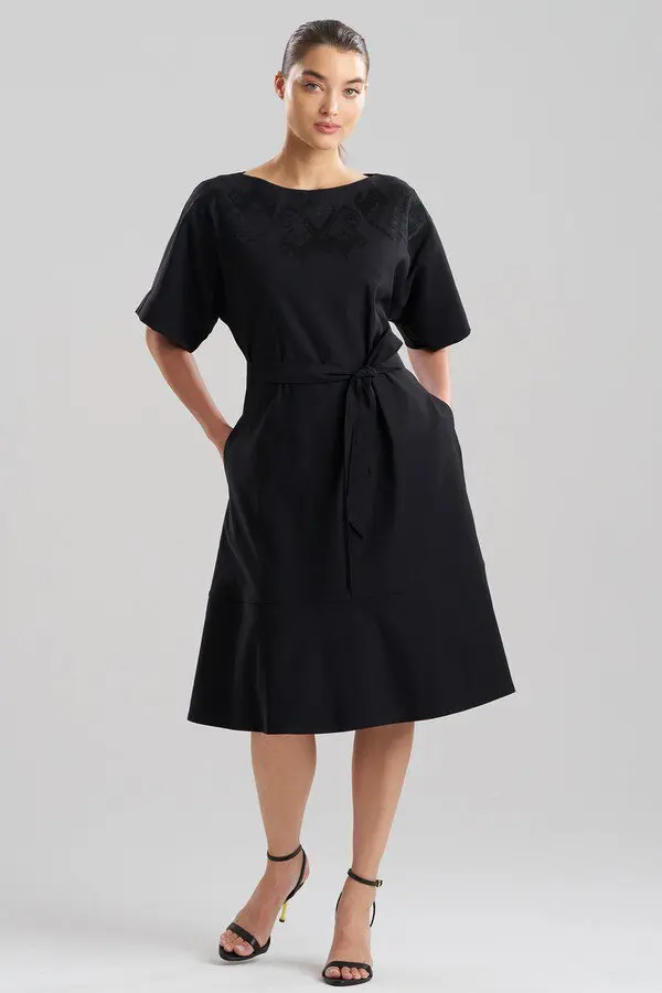 Natori Embellished Boatneck Dress