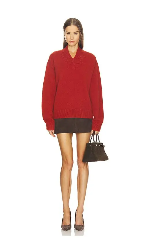 SRG Doris Cashmere V-neck Sweater