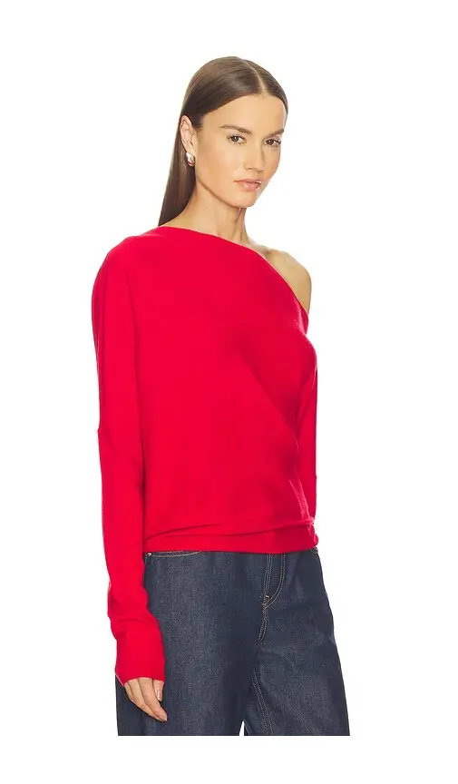 SRG Yolaine Cashmere Off-shoulder Sweater