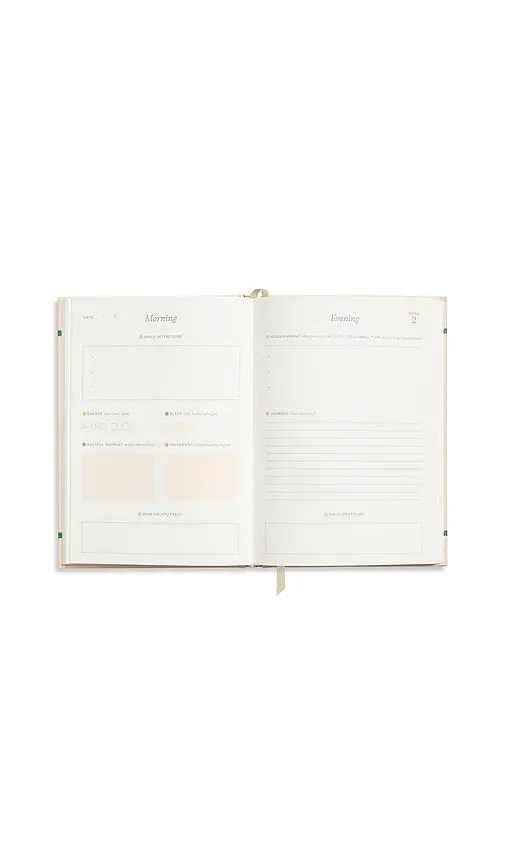Papier Fairy Flies Hardcover Wellness Journal In Yellow