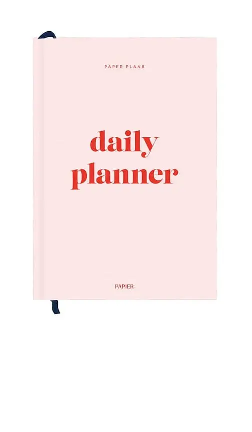 Papier Joy Hardcover Daily Planner - Pink