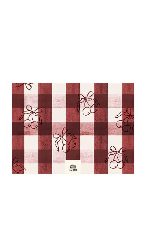 Papier Picnic Productivity Monthly Planning Pad - Red