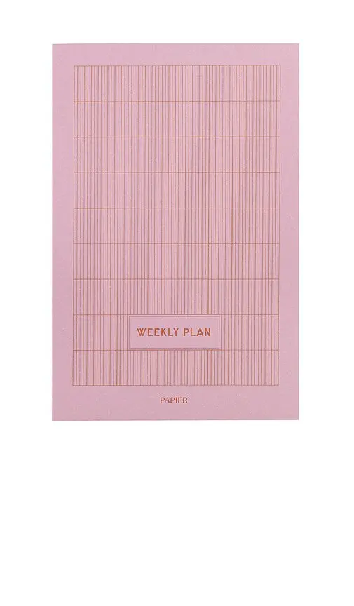 Papier Productivity Weekly List Pads - Pink
