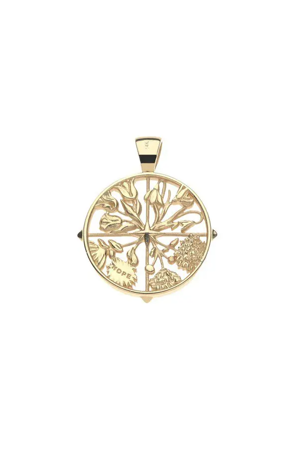 JANE WIN Hope Jw Cutout Pendant