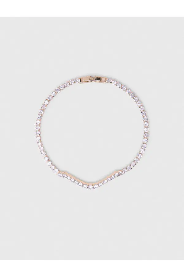 Maje Cascade Diamanté Bracelet - Gold