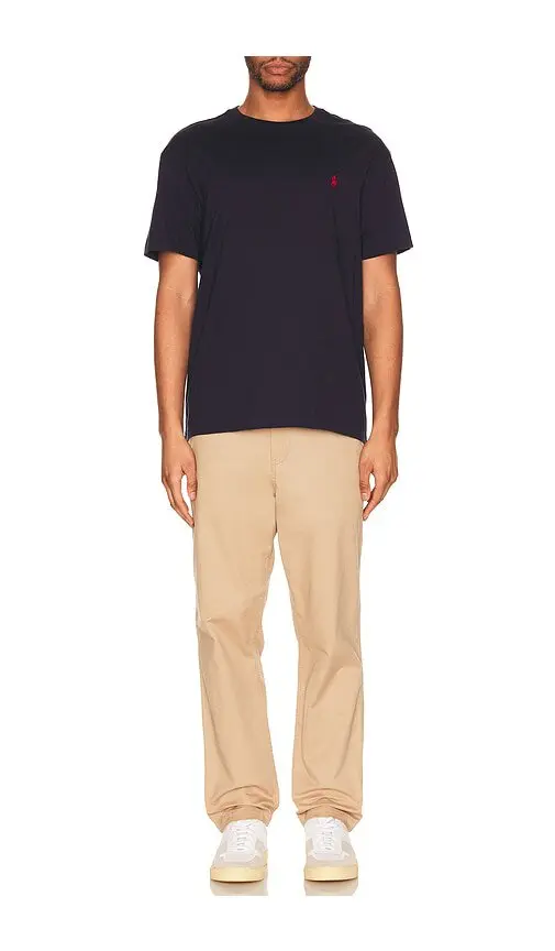 Polo Ralph Lauren Crewneck T-shirt In Blue - Ink