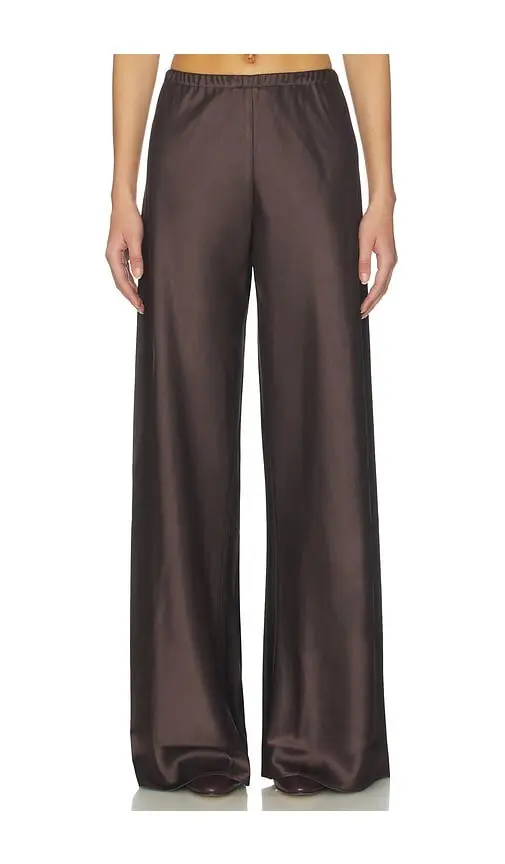 LA LIGNE Double Faced Satin Colby Pant