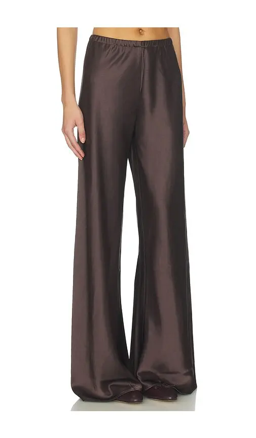 LA LIGNE Double Faced Satin Colby Pant