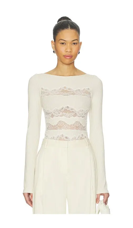 VAILLANT Lace Cut Out Bodysuit