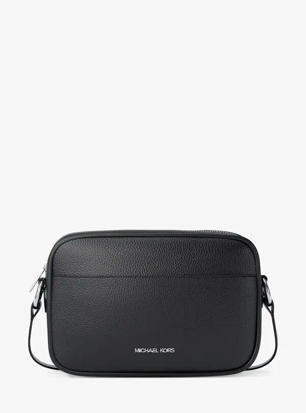 Michael Kors Jet Set Large Pebbled Leather Camera Crossbody Bag
