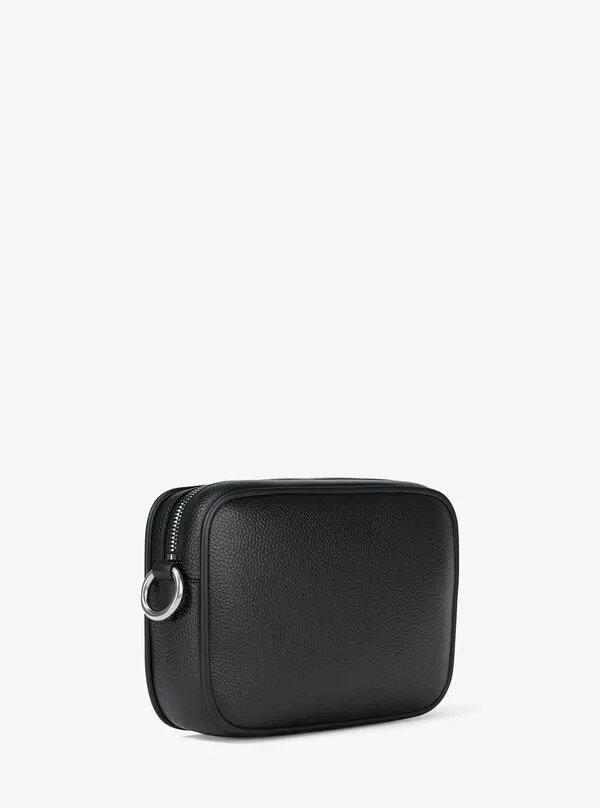 Michael Kors Jet Set Large Pebbled Leather Camera Crossbody Bag