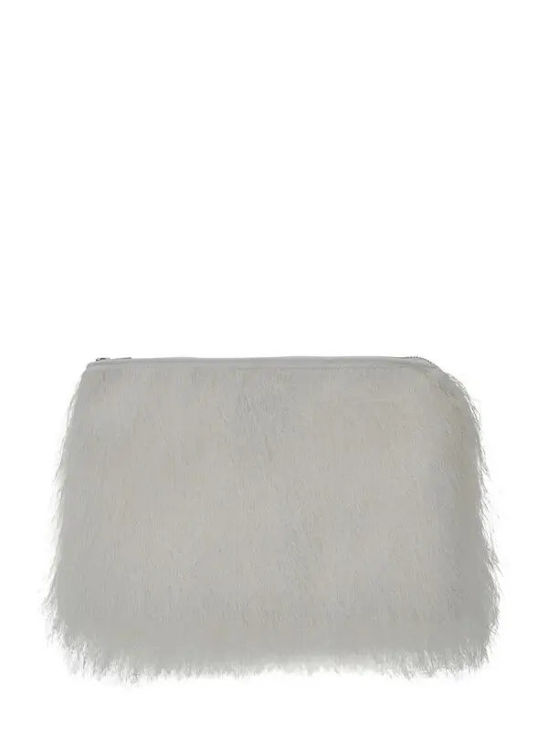 Loulou De Saison Evano Fringed Clutch - White