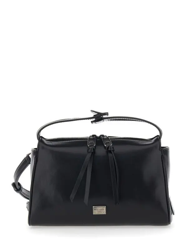 Dolce & Gabbana Vittoria Mini Shoulder Bag - Black