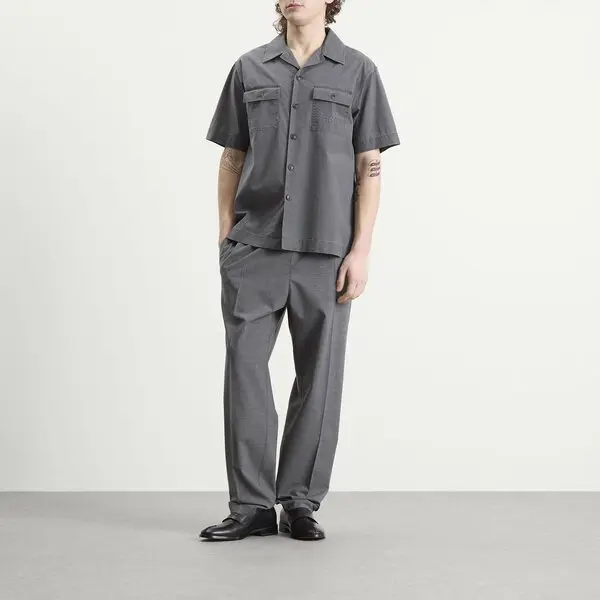 MAISON MARGIELA Cotton Utility Shirt - Anthracite