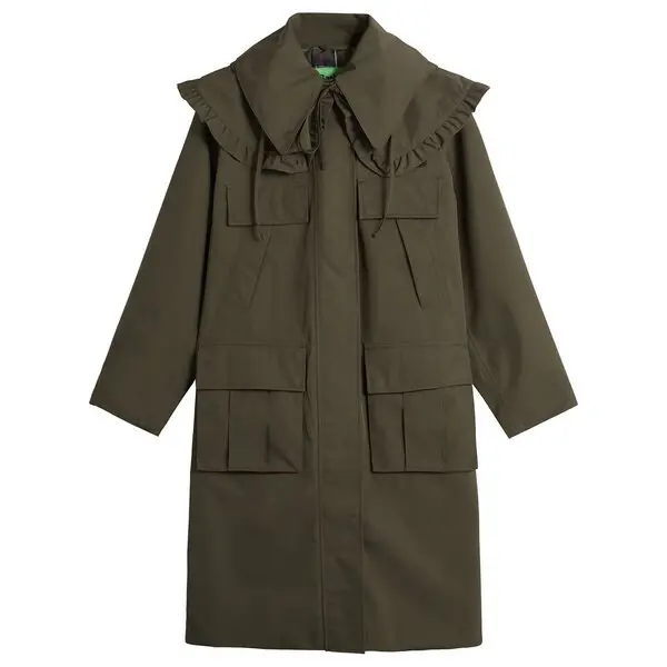 Barbour X Ganni Waterproof Parka Jacket