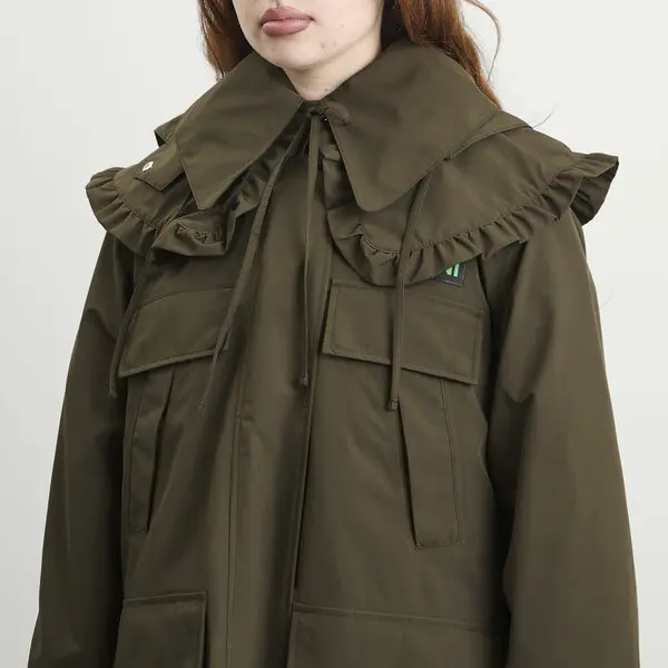 Barbour X Ganni Waterproof Parka Jacket