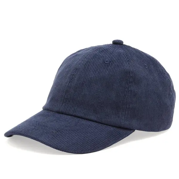 Folk Cotton Corduroy Cap - Navy