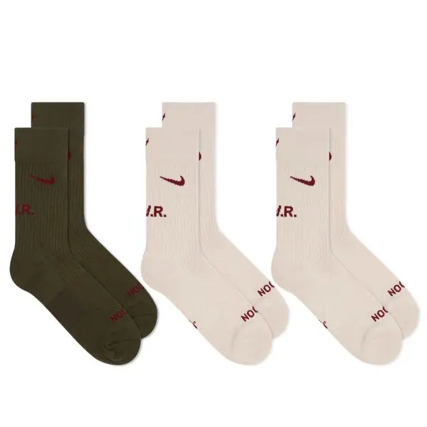 Nike Nocta Crew Sock 3-pack - Multi