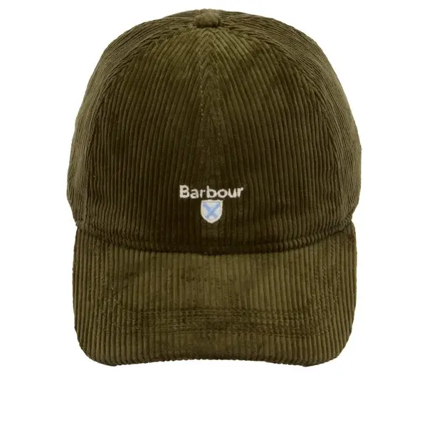 Barbour Preston Cord Cap - Olive