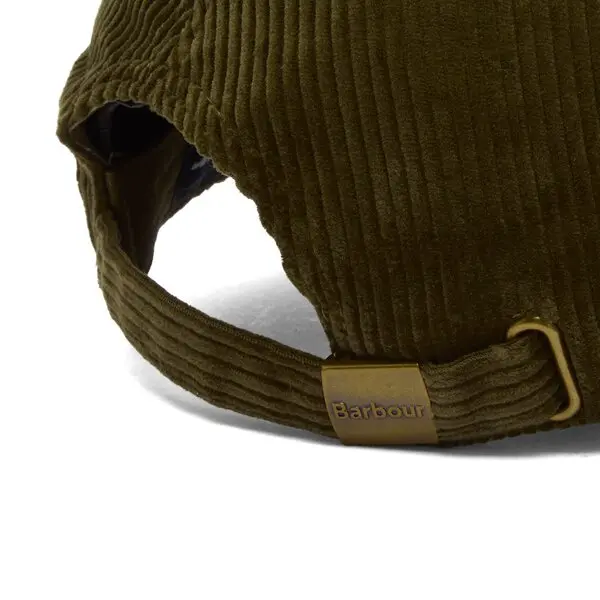 Barbour Preston Cord Cap - Olive