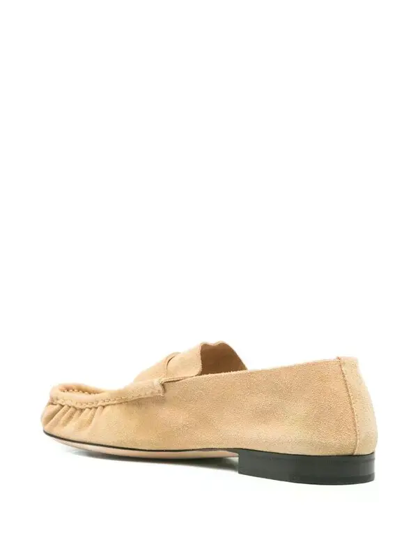 THE ROW Suede Loafers