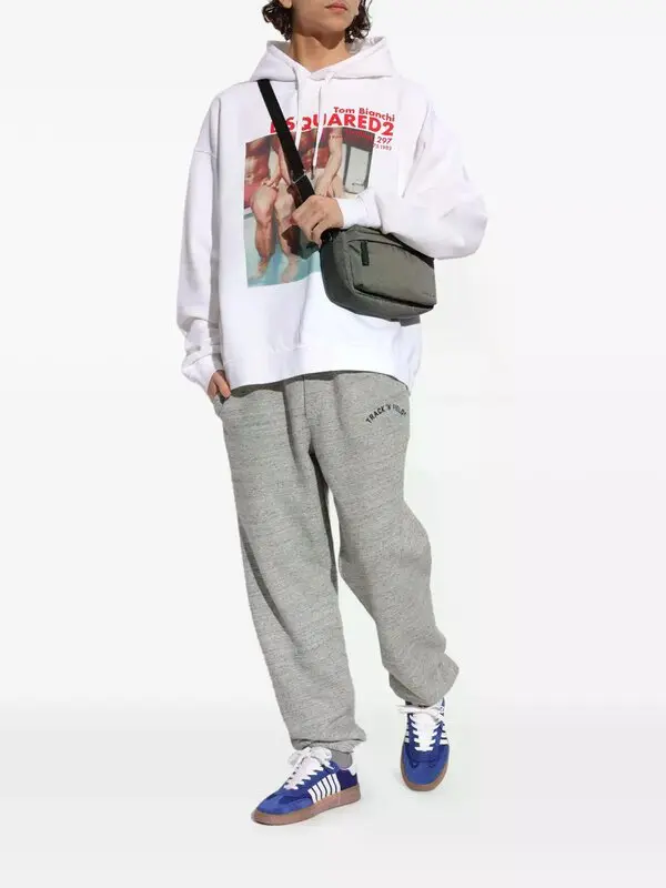 Dsquared2 Drawstring Graphic Track Pants