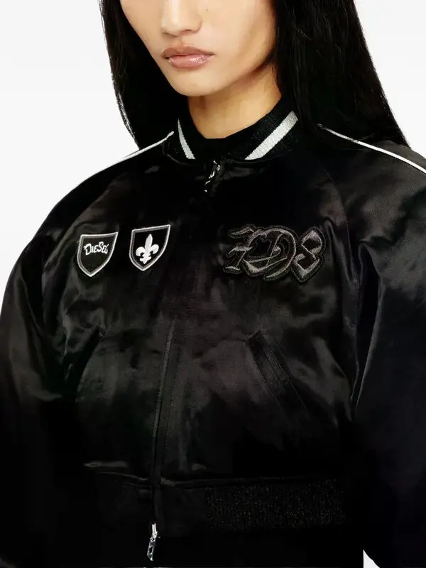 DIESEL® Appliqué Zipped Jacket