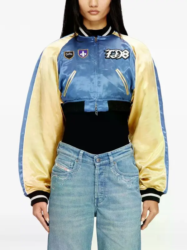 DIESEL® Appliqué Bomber Jacket