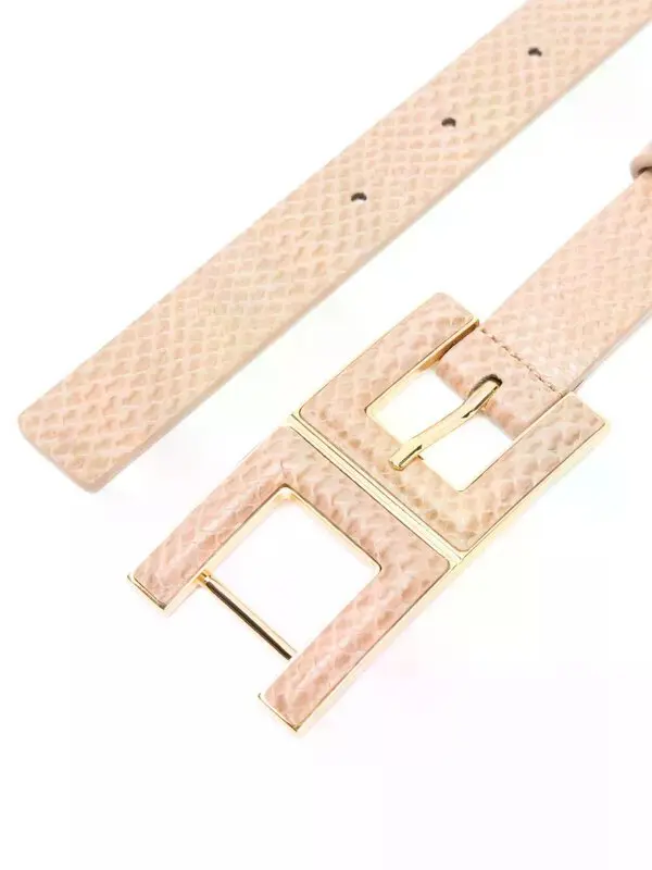 Elisabetta Franchi Embossed-effect Buckled Belt