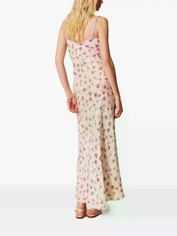 TWINSET Floral-print Maxi Dress - Pink