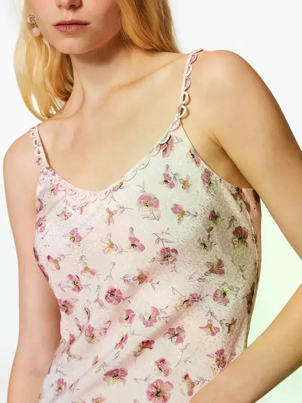 TWINSET Floral-print Maxi Dress - Pink