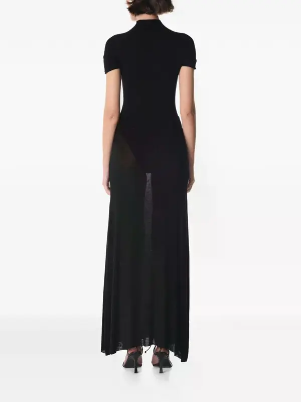 MANURI Mia Pearl-embellished Maxi Dress