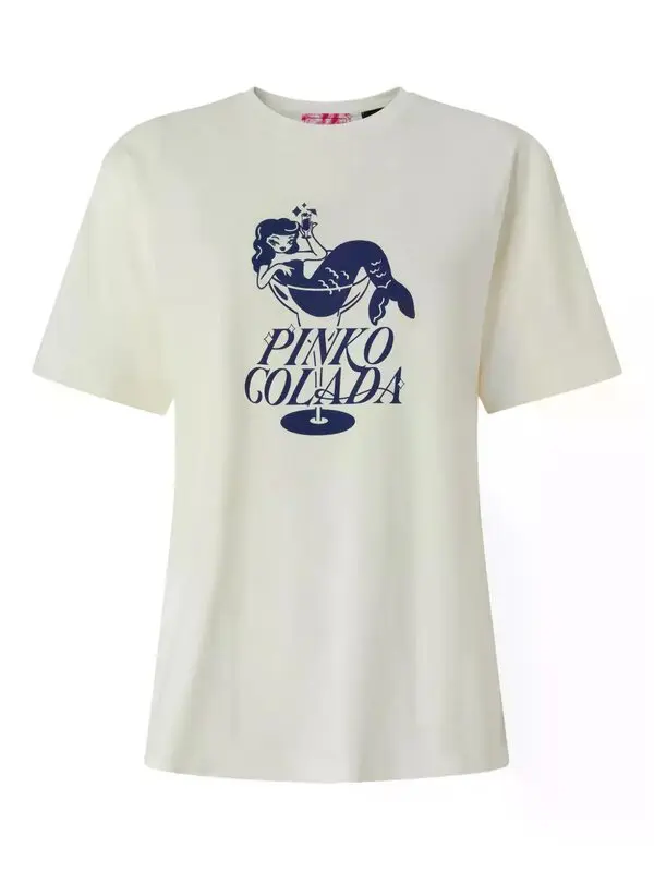 Pinko Colada Mermaid T-shirt - Neutrals
