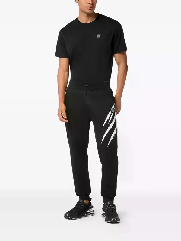 PLEIN SPORT Claw-print Cotton Sweatpants