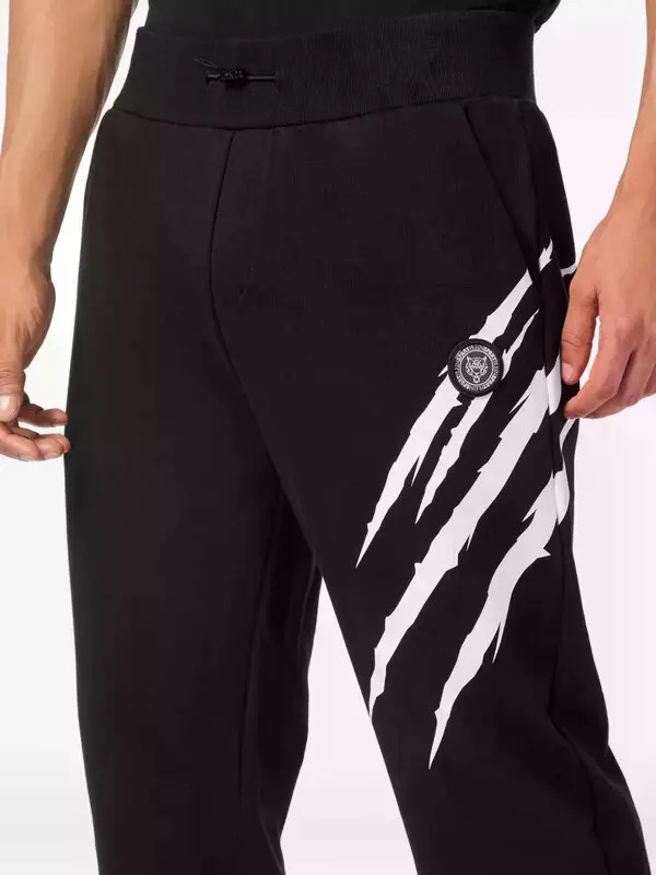 PLEIN SPORT Claw-print Cotton Sweatpants