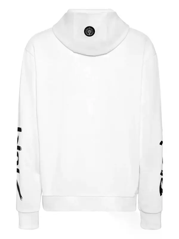 PLEIN SPORT Graphic Hoodie - White