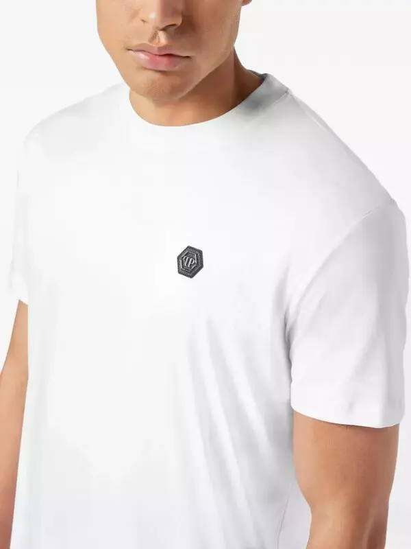 Philipp Plein Logo-patch T-shirt - White