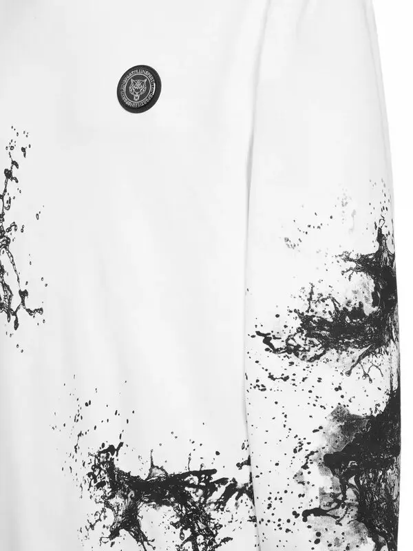 PLEIN SPORT Splash Hooded Sweatshirt - White